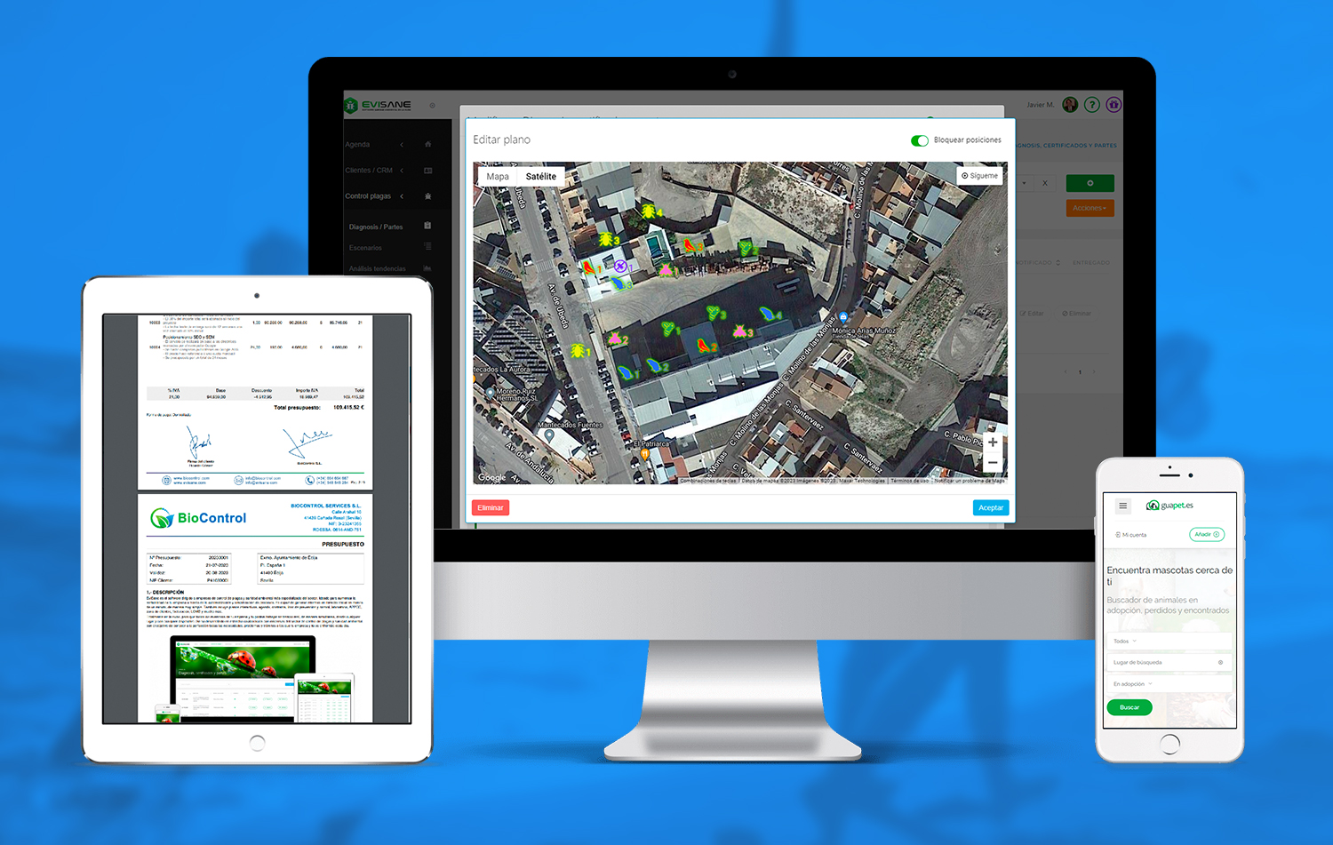 Nuestras soluciones: Aplicaciones web en la nube | Evirom